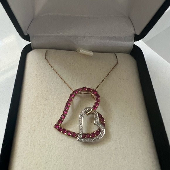 Kay Jewelers Double Heart Necklace